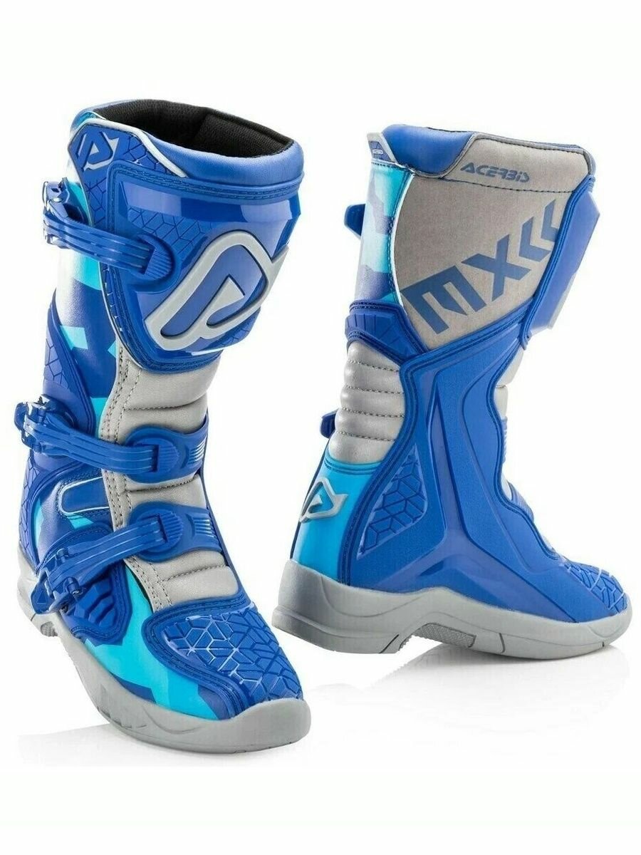 Мотоботы детские Acerbis X-TEAM JR Blue/Grey (р.33)