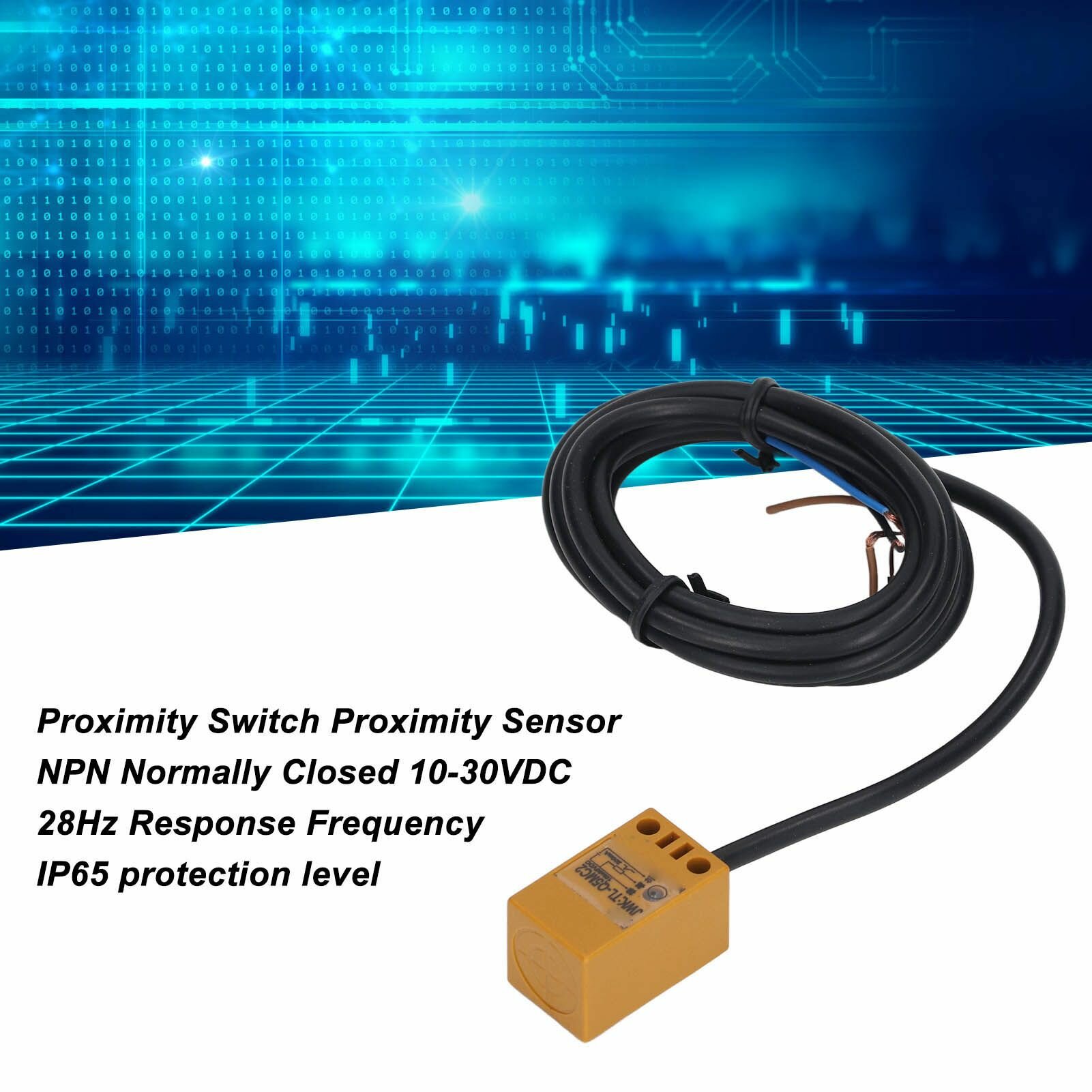 5 шт. бесконтактный переключатель NPN, нормально закрытый, IP65, 28 Гц, частота срабатывания, датчик приближения, 10 30 В постоянного тока, 200 мА