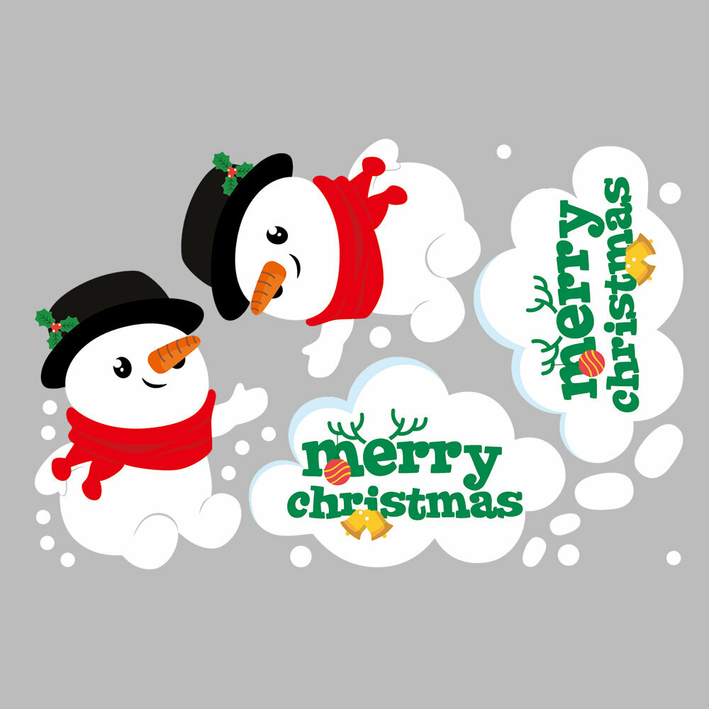 Набор наклеек для Рождества, наклейки для автомобиля, стекло, дверь, окно, декор для дома, материал ПВХ, цвет как на картинке, размер упаковки 11*10*3см, вес упаковки 50г, количество 1 штука