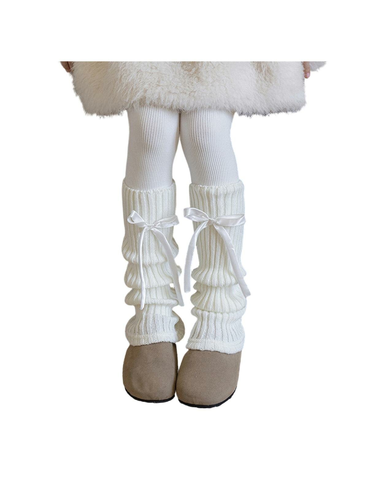 Модная милая гетра для детей, защищающая от холодной погоды, акриловая ткань