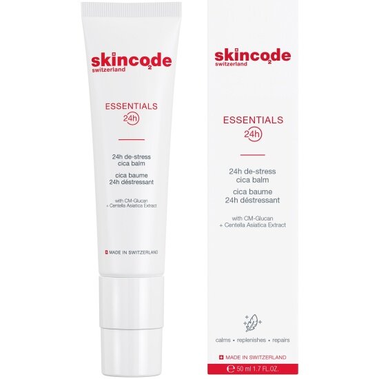 Успокаивающий Cica бальзам для лица Skincode 24-часового действия, 50 мл
