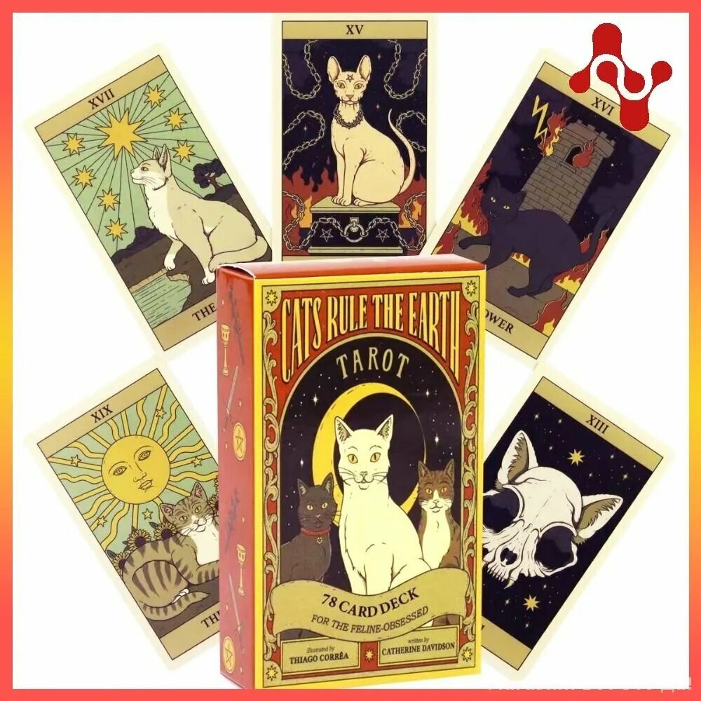 Гадания Таро "Кошки правят Землей" 78 карт