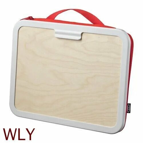 Сумка-планшет для рисования IKEA, 35x27 см, красный. MALA. Икеа Мола