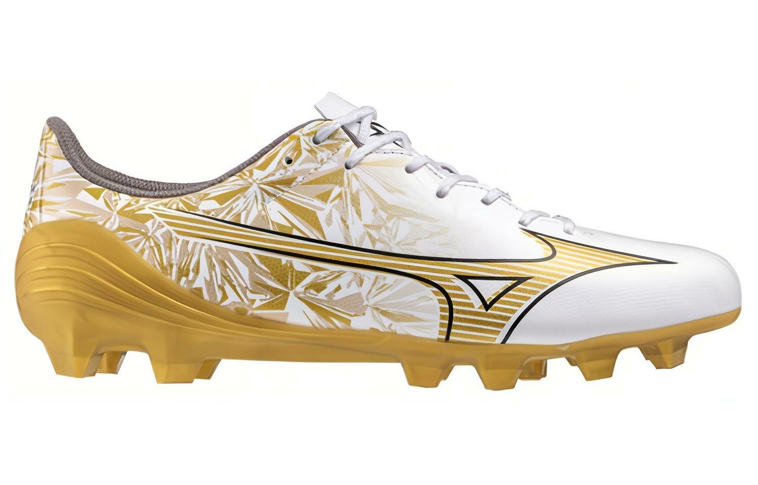 Бутсы Mizuno, размер 41 EU, золотой, черный, белый — фото 1
