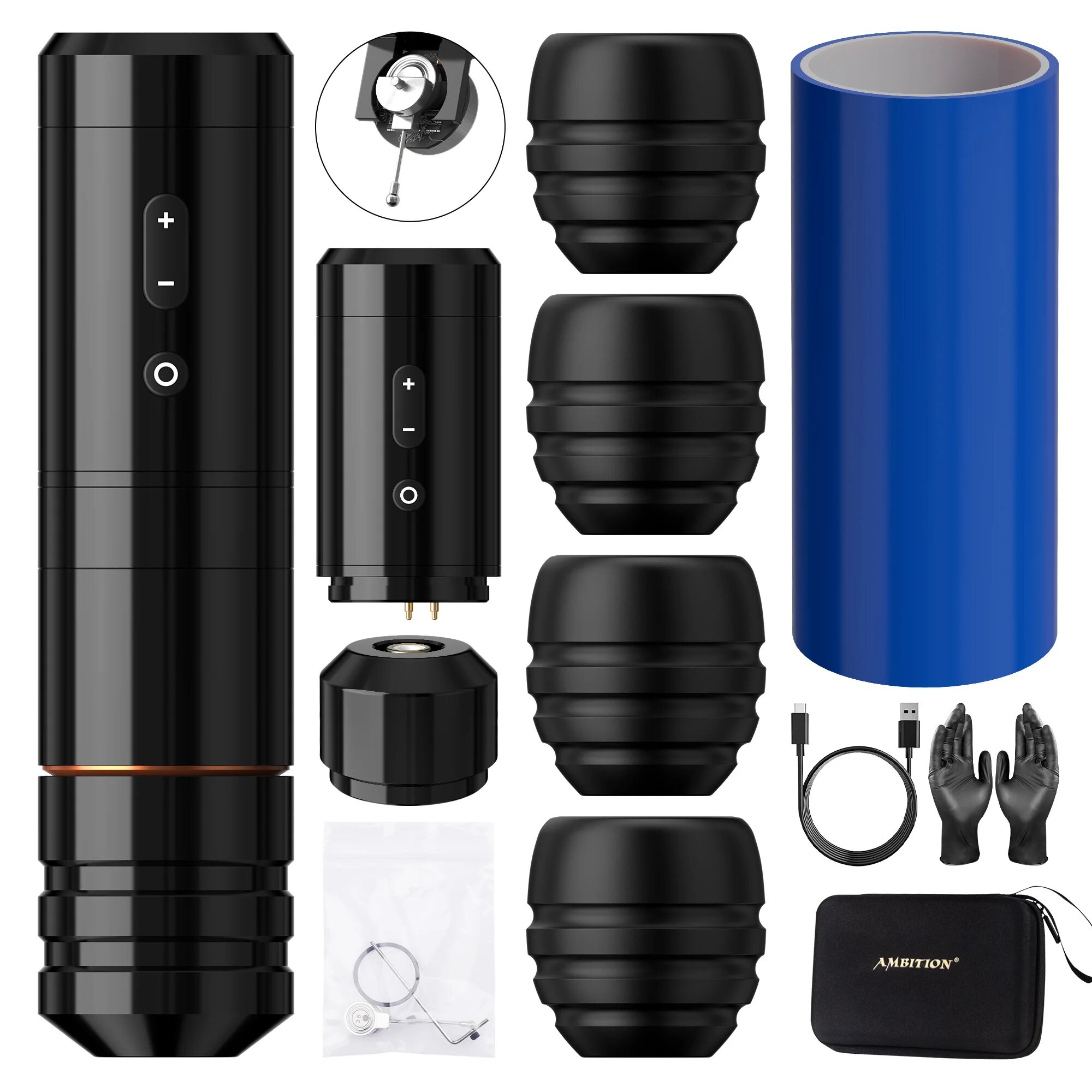 Ambition Ninja Nova 2024/2025 беспроводная тату-машина Ninja Nova 2024 Two