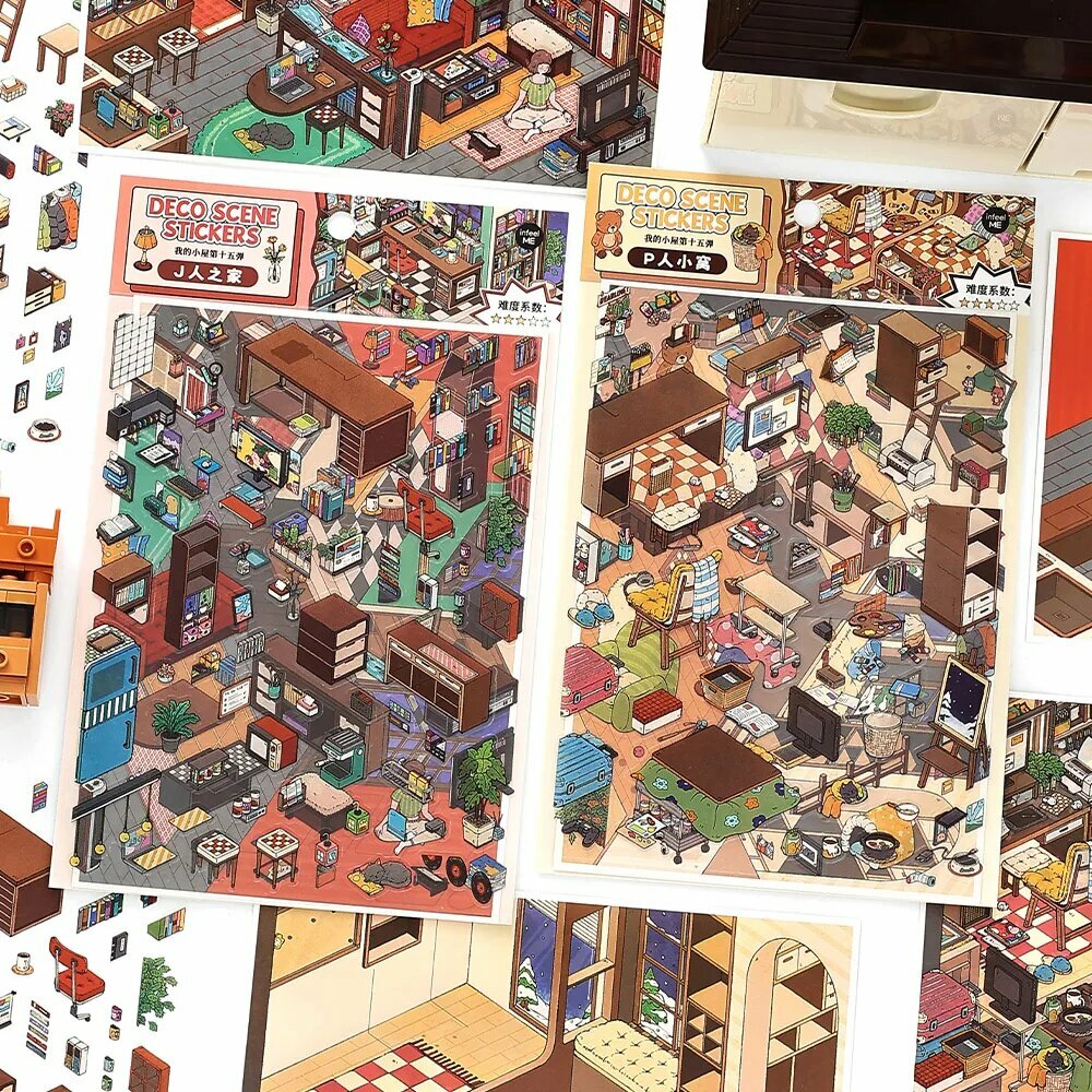 Наклейки Deco Scene Stickers "Мое маленькое гнездо", цвет A B
