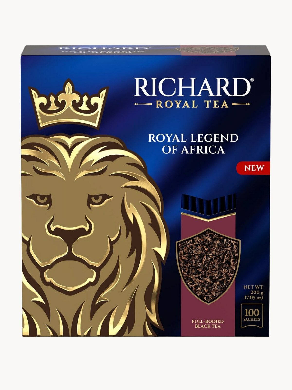 Чай Richard "ROYAL LEGEND OF AFRICA" черный, 100 сашетов