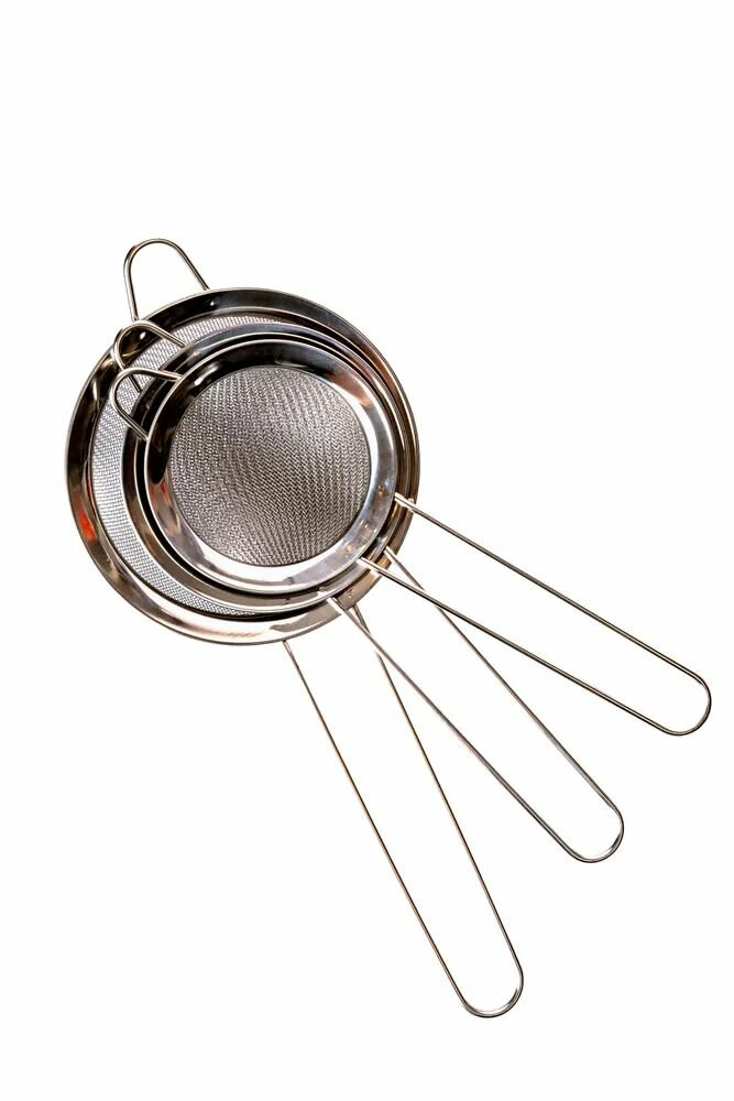 Сито для муки, металлическое, Сито в наборе 3 шт (10; 8; 7 см)