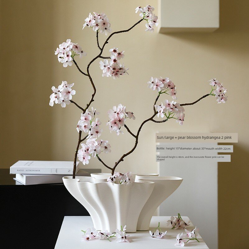 Японские вазы в стиле ваби-саби, высококачественные художественные мягкие украшения, простые и элегантные японские