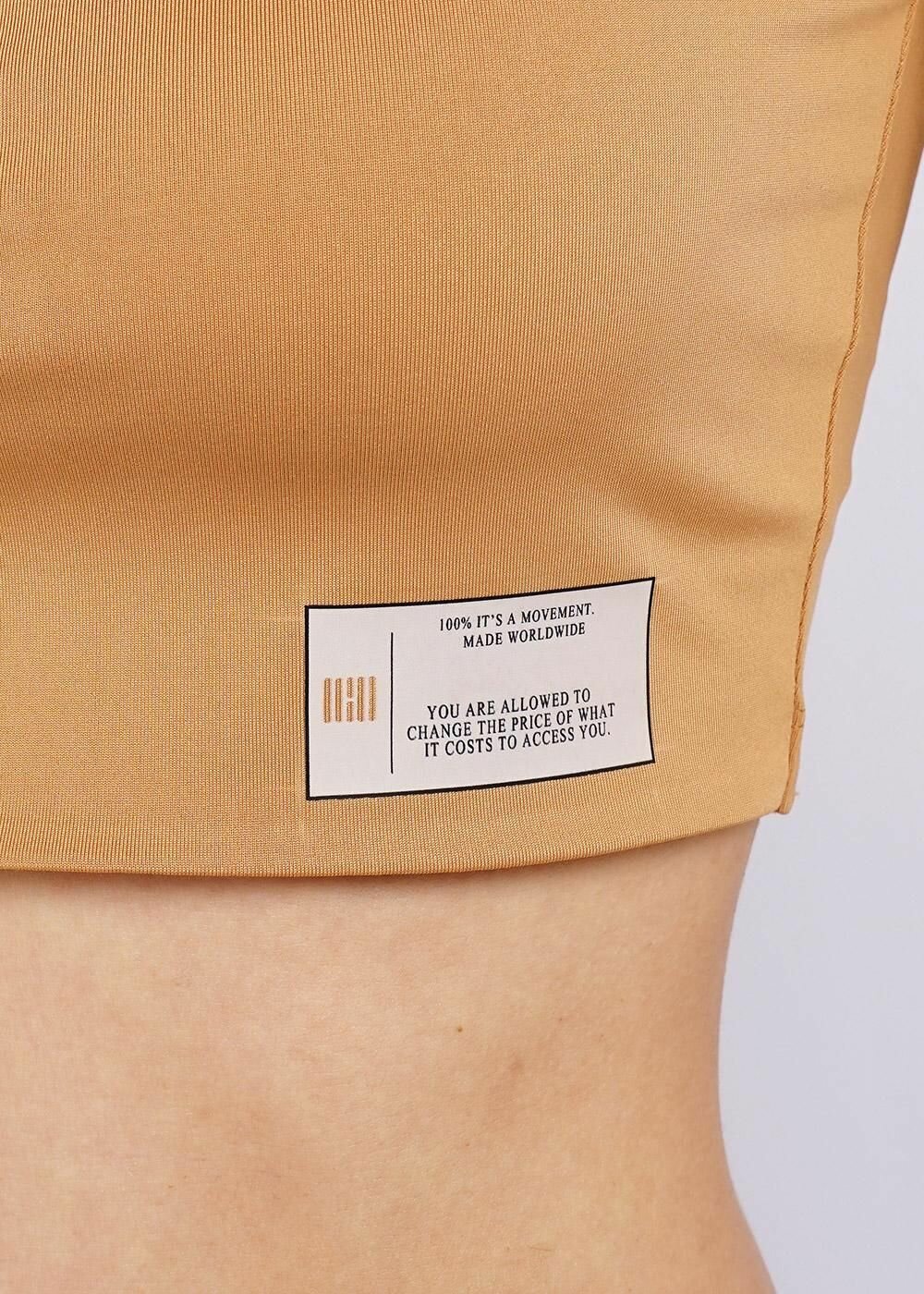 Топ спортивный CLEVER, 1 шт., размер 42, светло-коричневый — фото 1
