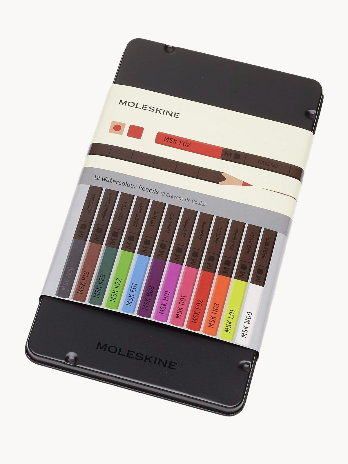 Набор акварельных карандашей Moleskine WATERCOLOUR EW7P12COLA, 12 цветов