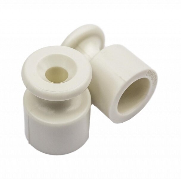 Ретро изолятор для витого провода, пластик, цвет шалфей, 100шт, Jantera