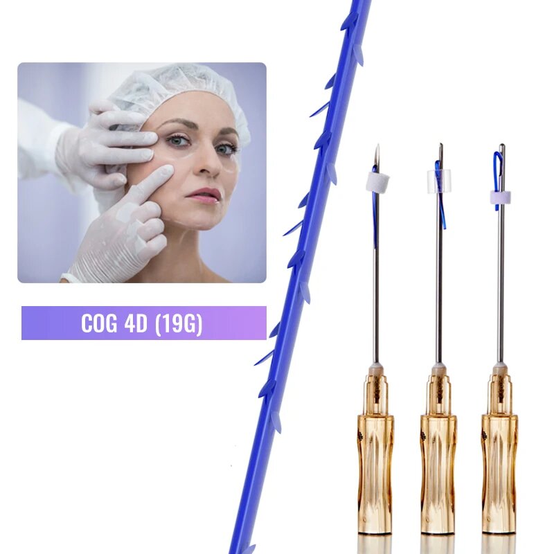 PDO Cog 3D нити для шеи 20 шт. Cog 3D S 23G60mm