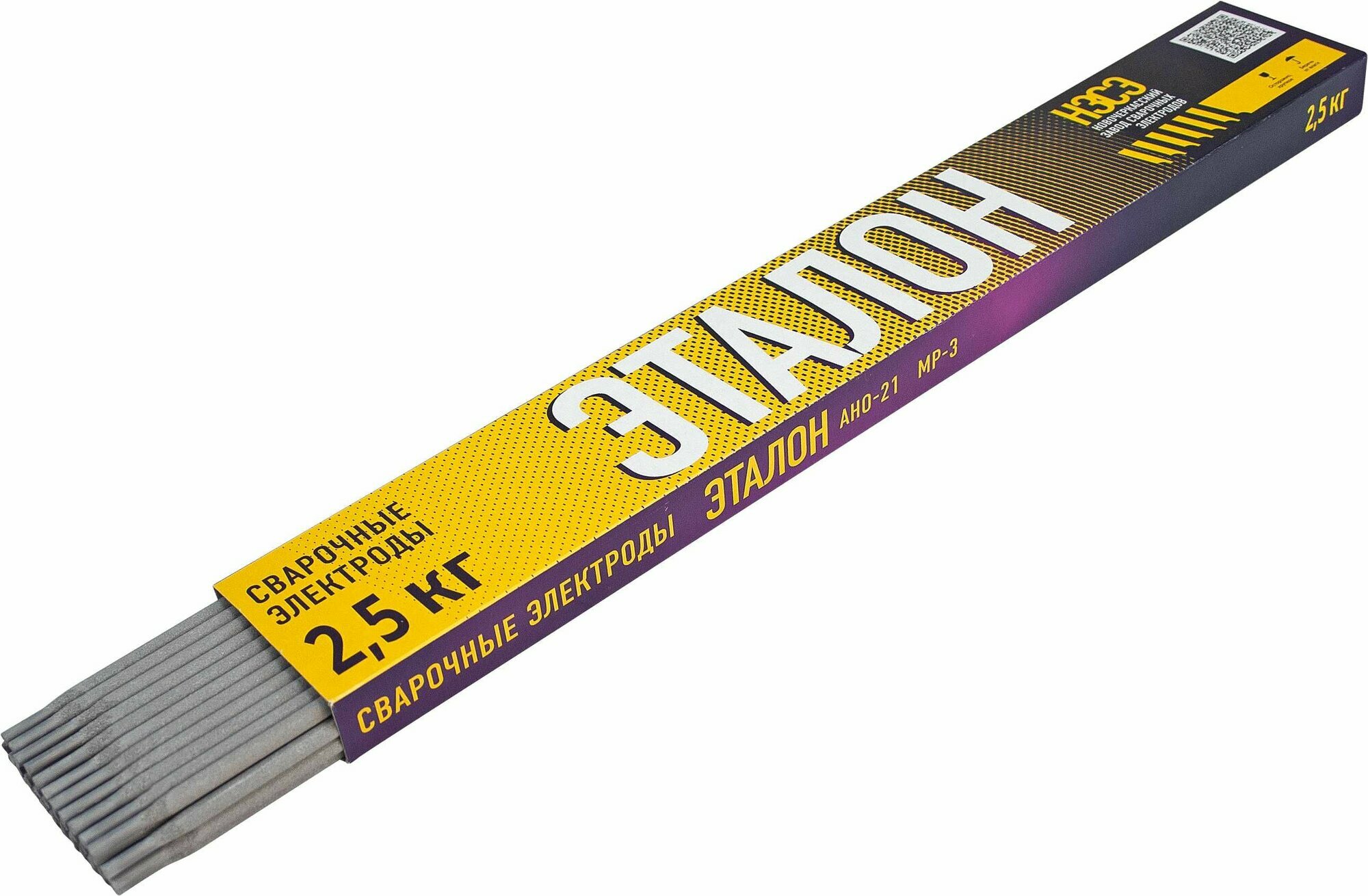 Электроды сварочные ООО "нзсэ" АНО-21 4 мм, 2.5 кг, картон эталон 7930095130760
