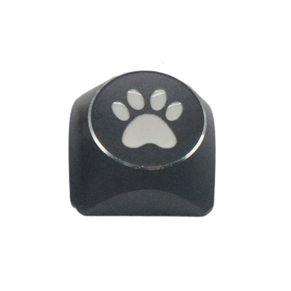 Алюминиевые кейкапы XDA CatPaws, Черный