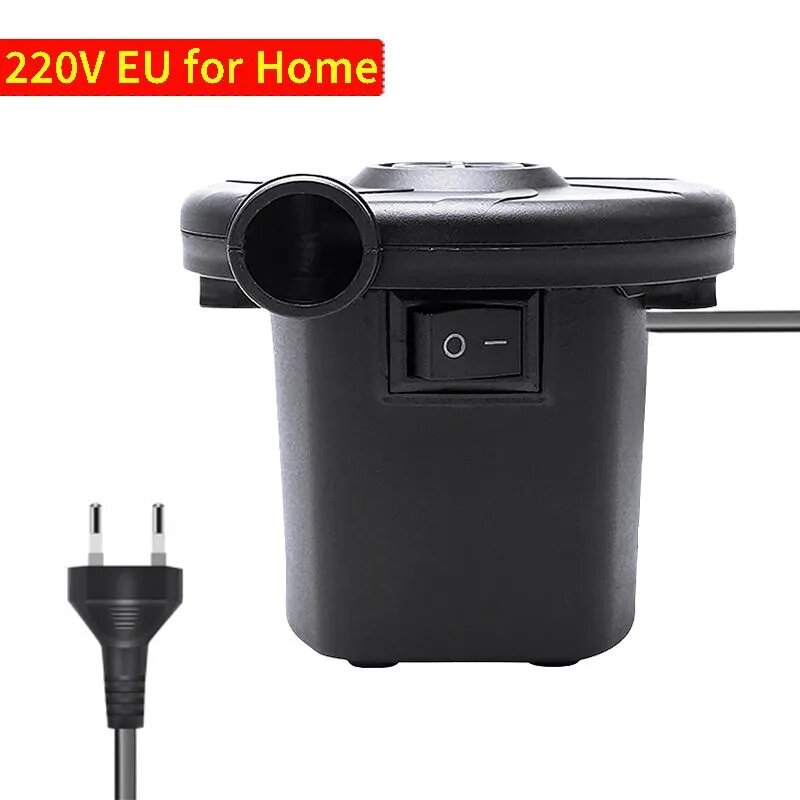 EAFC Насос электрический мини , для матраса, бассейна, лодки, туризма с 220V Штекер напряжения