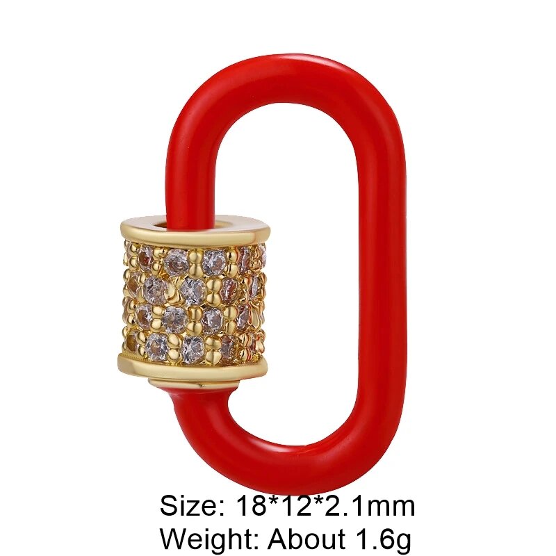 Застежка для бижутерии Juya, Gold, 18*12*2.1mm