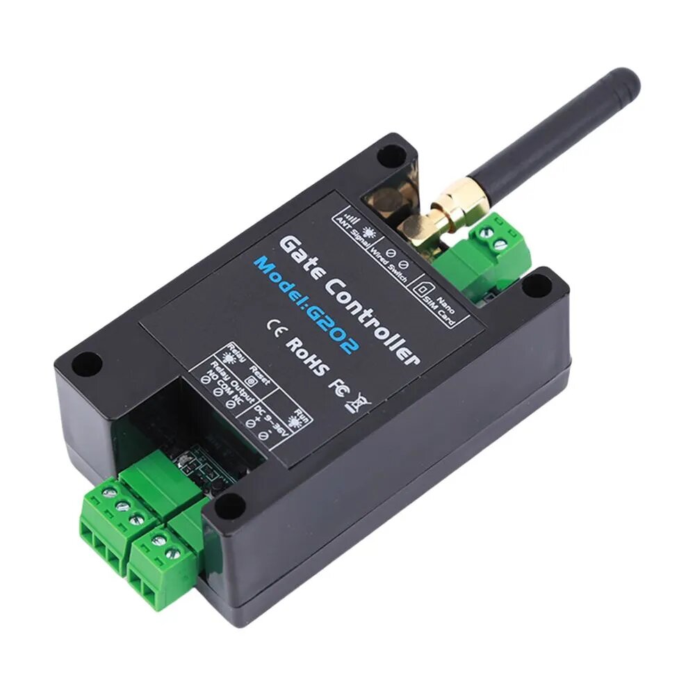 Din-рейка GSM 2G пульт G202 с реле, бесплатный вызов, открытие дверей и ворот