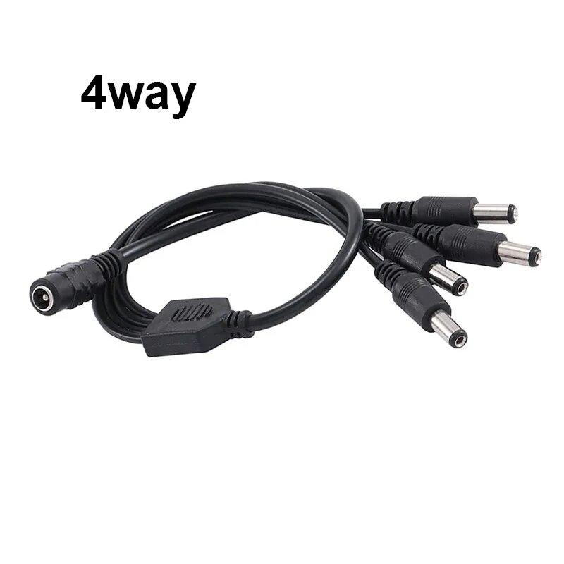 Разветвитель питания DC 12В 40см 2.1*5.5мм 4way