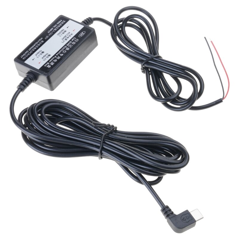 Автомобильная Зарядка Hardwire Cord Кабель С Автоматической Зарядкой Type-C DC от 12 В 24 В до 5 В 2A для Видеорегистратора Dash Cam Camcorder Автомобильный Видеорегистратор