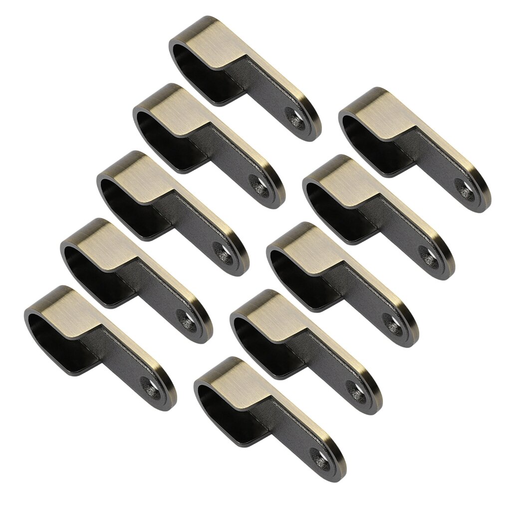 10шт Штанга Для Шкафа С Гнездовыми Кронштейнами Для Вешалки Одежды