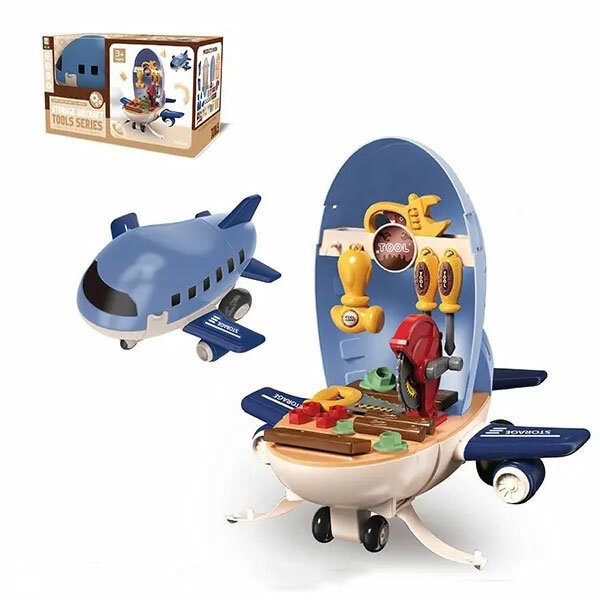 Набор Верстак Самолет 30 предметов 105 с 3 лет