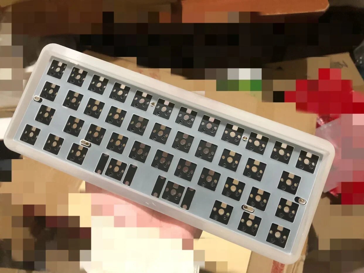 Механическая клавиатура RS40 40% прозрачная акриловая мини набор