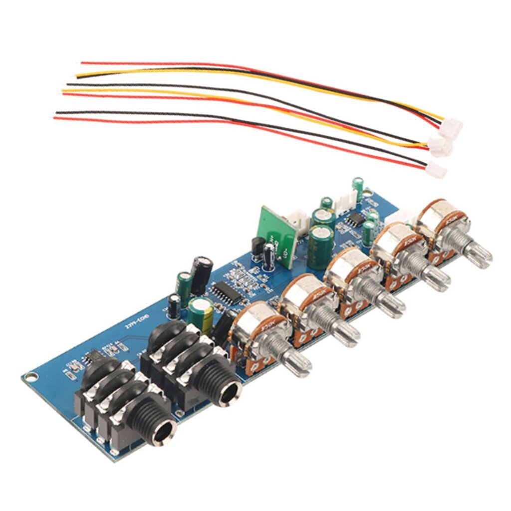 Многофункциональный предусилитель для караоке с регулируемой задержкой