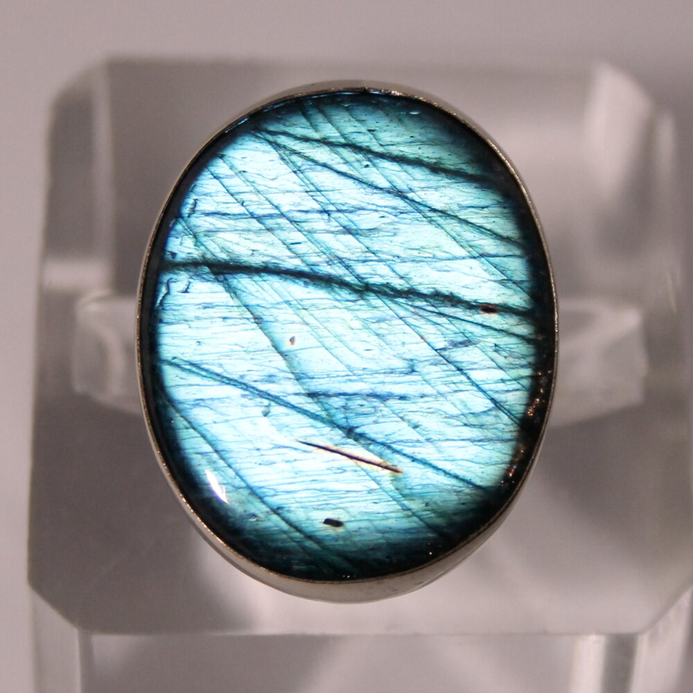 Кольцо-кулон, лабрадорит