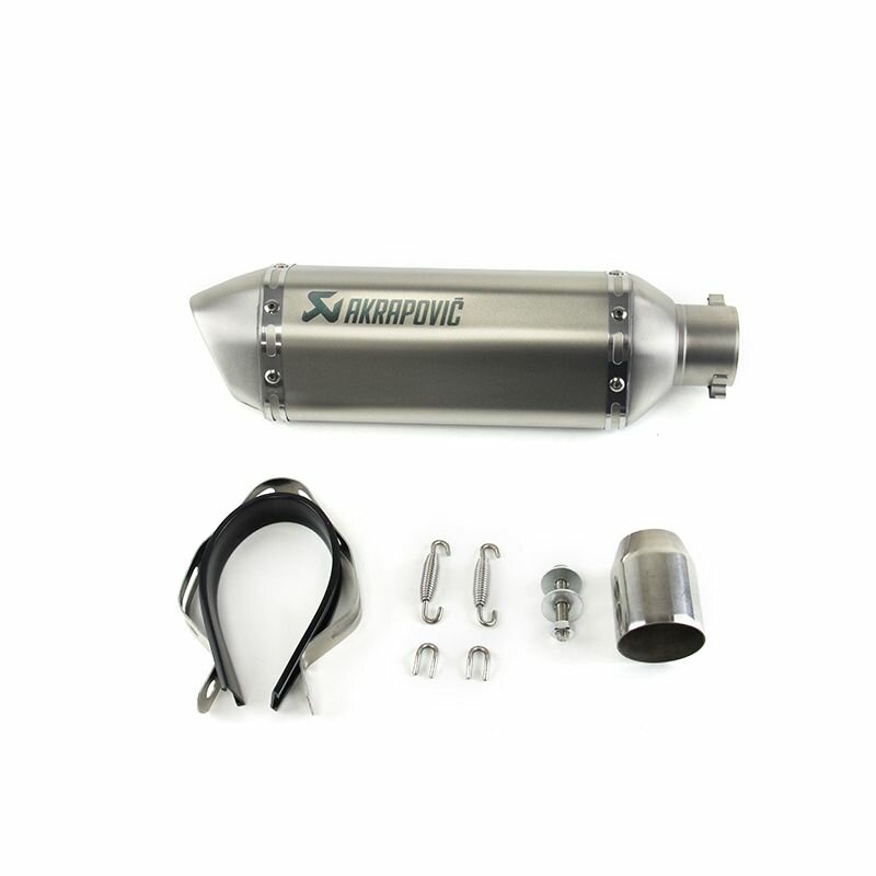 Глушитель на мотоцикл акрапович Akrapovic Gasoline длиной 370 мм