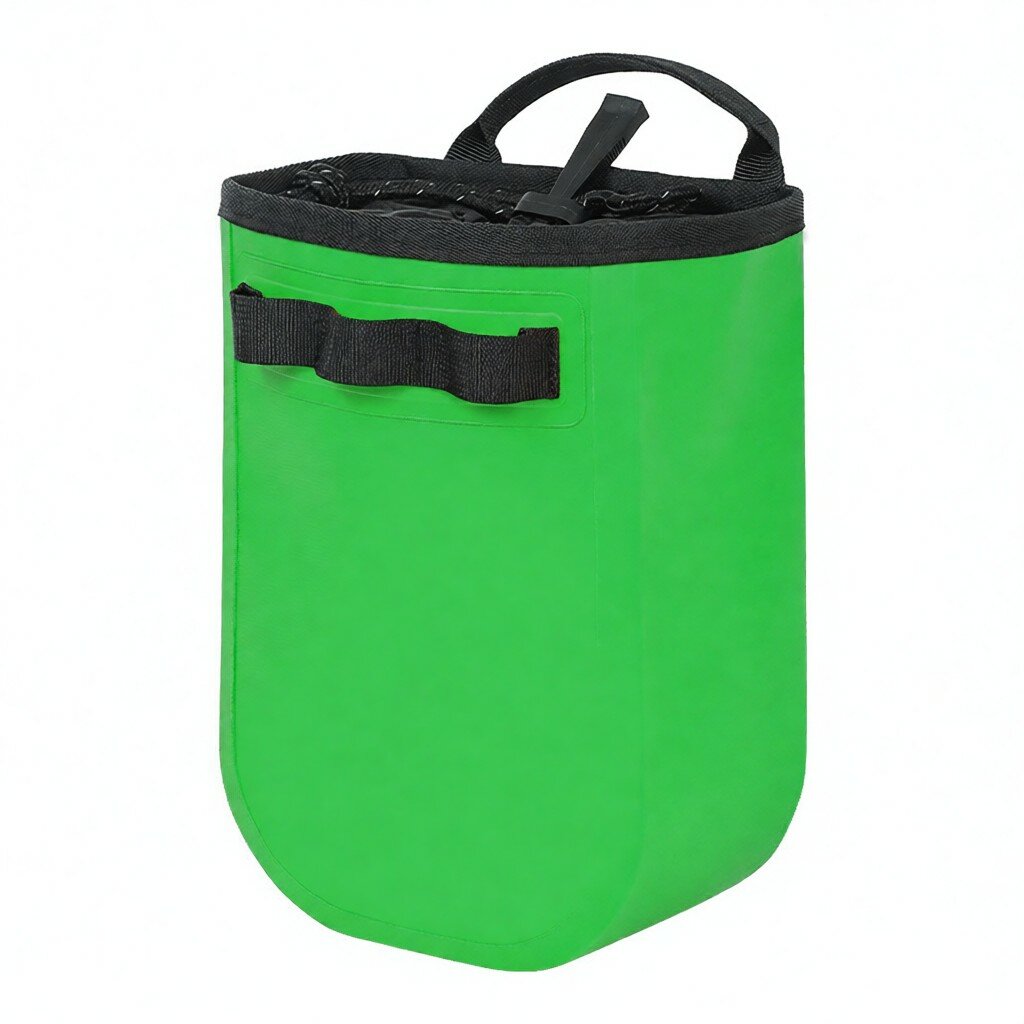 Портативная сумка для альпинизма и разведки, противоизносная сумка для инструментов для высотных работ, с веревкой для затяжки, внутренним карманом, многоцелевый чехол, цвет: оранжевый, зеленый (по выбору), размер: 17.5см/6.89дюймов * 10см/3.94дюйма *