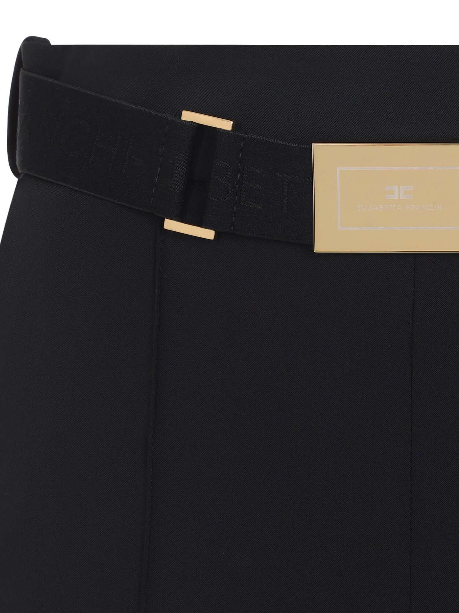 Брюки Elisabetta Franchi Buckle belted trousers, размер 44 — фото 1