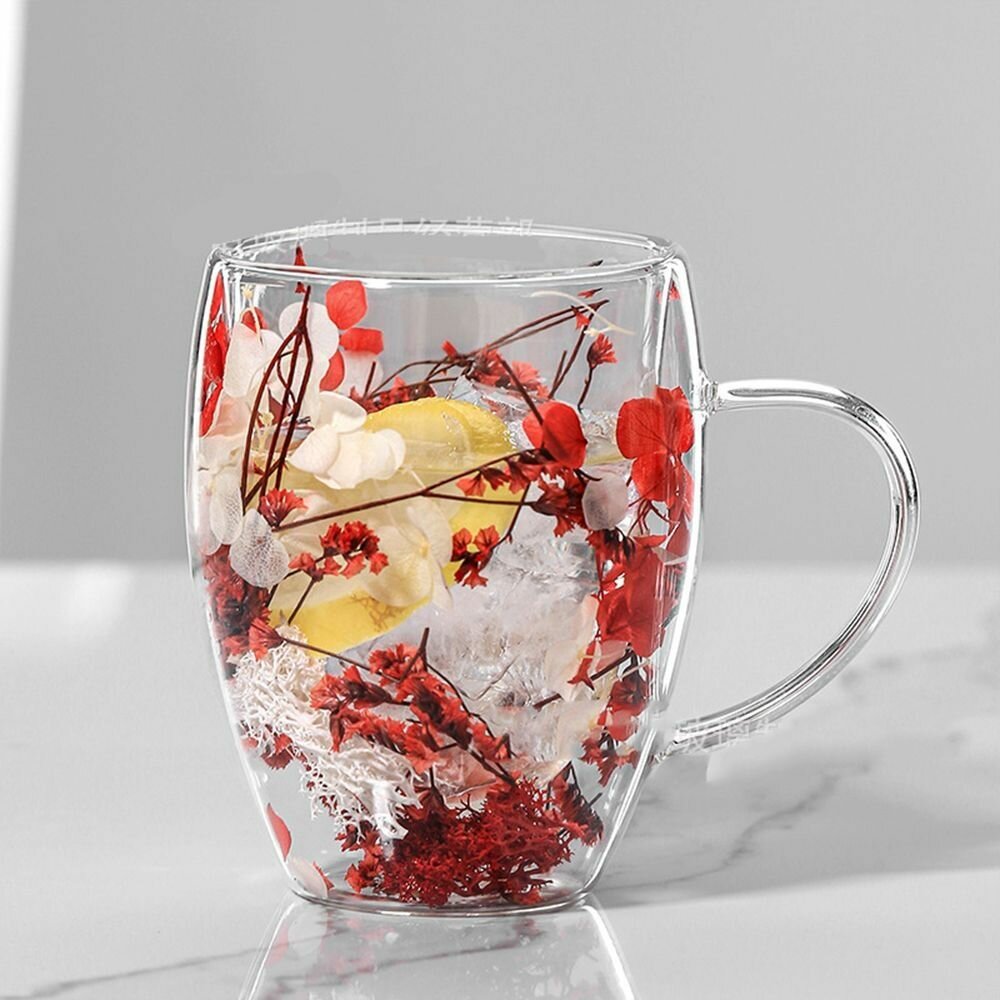 Кружка для чая и кофе, 350 мл, красный