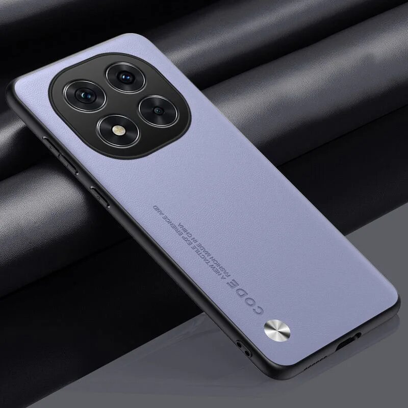 Чехол из искусственной кожи для Redmi Note 14 Pro Сиреневый, Светло-фиолетовый, Redmi Note 14 Pro 4G