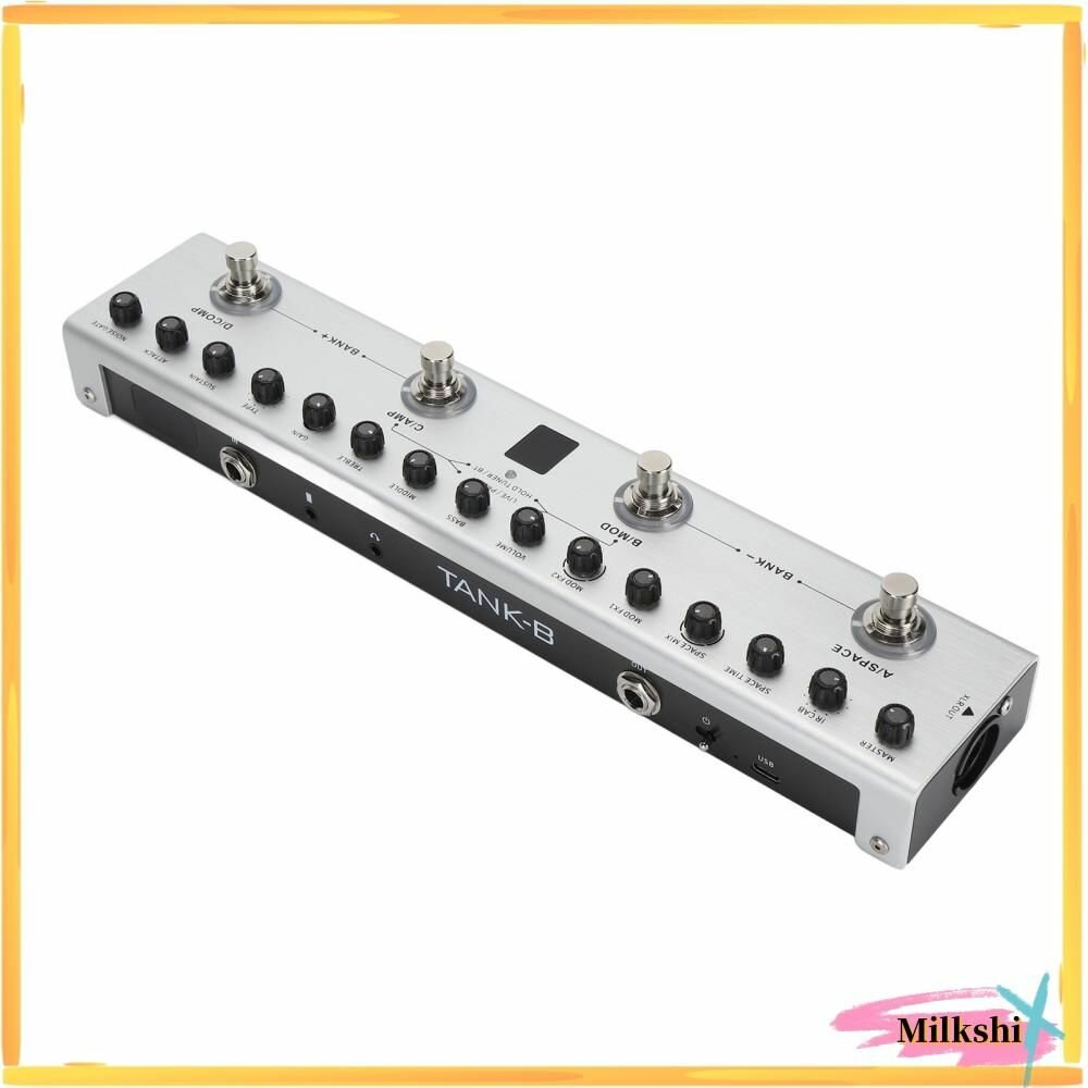 Электрический гитарный эффект, многофункциональный и перезаряжаемый для музыкантов всех уровней