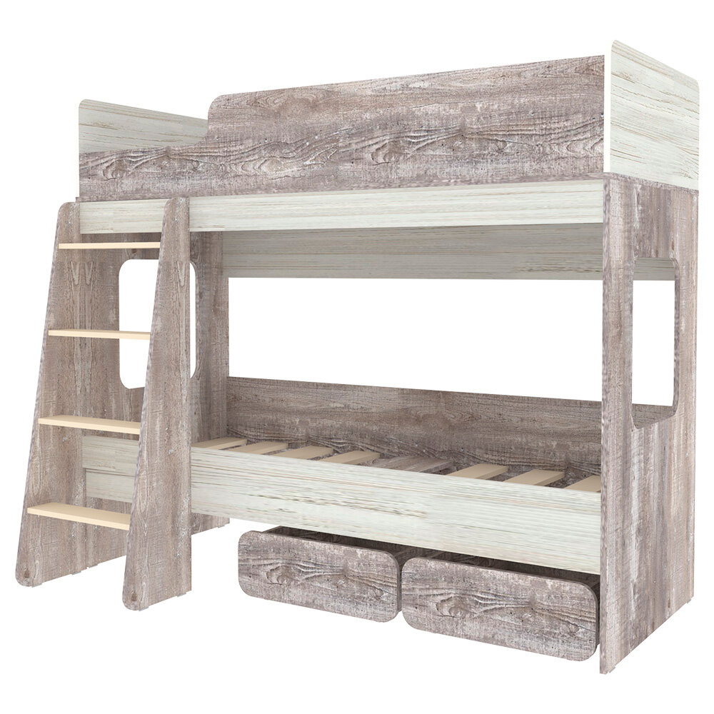 Двухъярусная кровать Л-38 Бетон Винтерберг