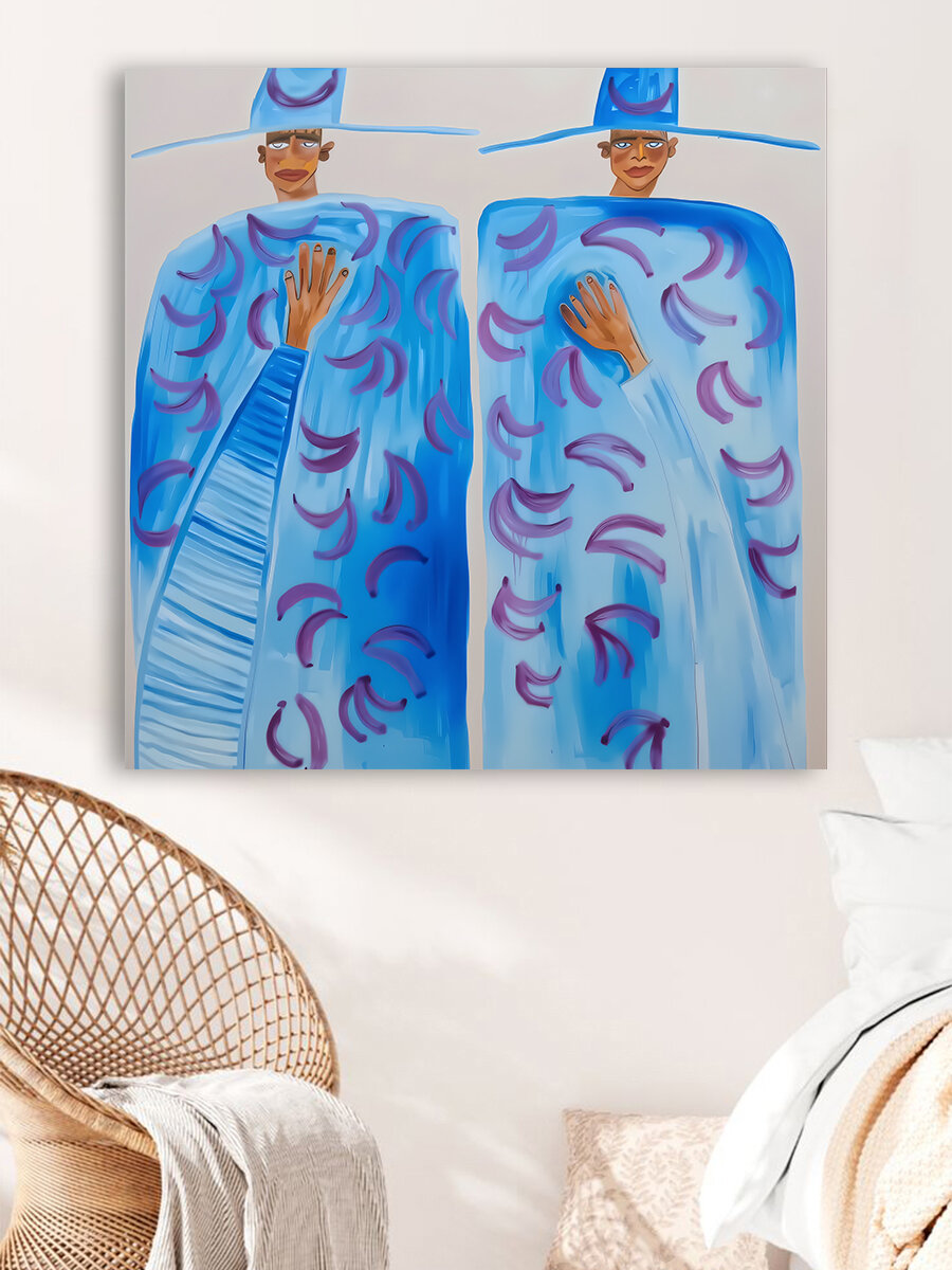 Картина на стену - "Абстрактный минимализм с эффектом 3D, бетон, штукатурка (картина плоская печать на холсте)" , 60х60 см.