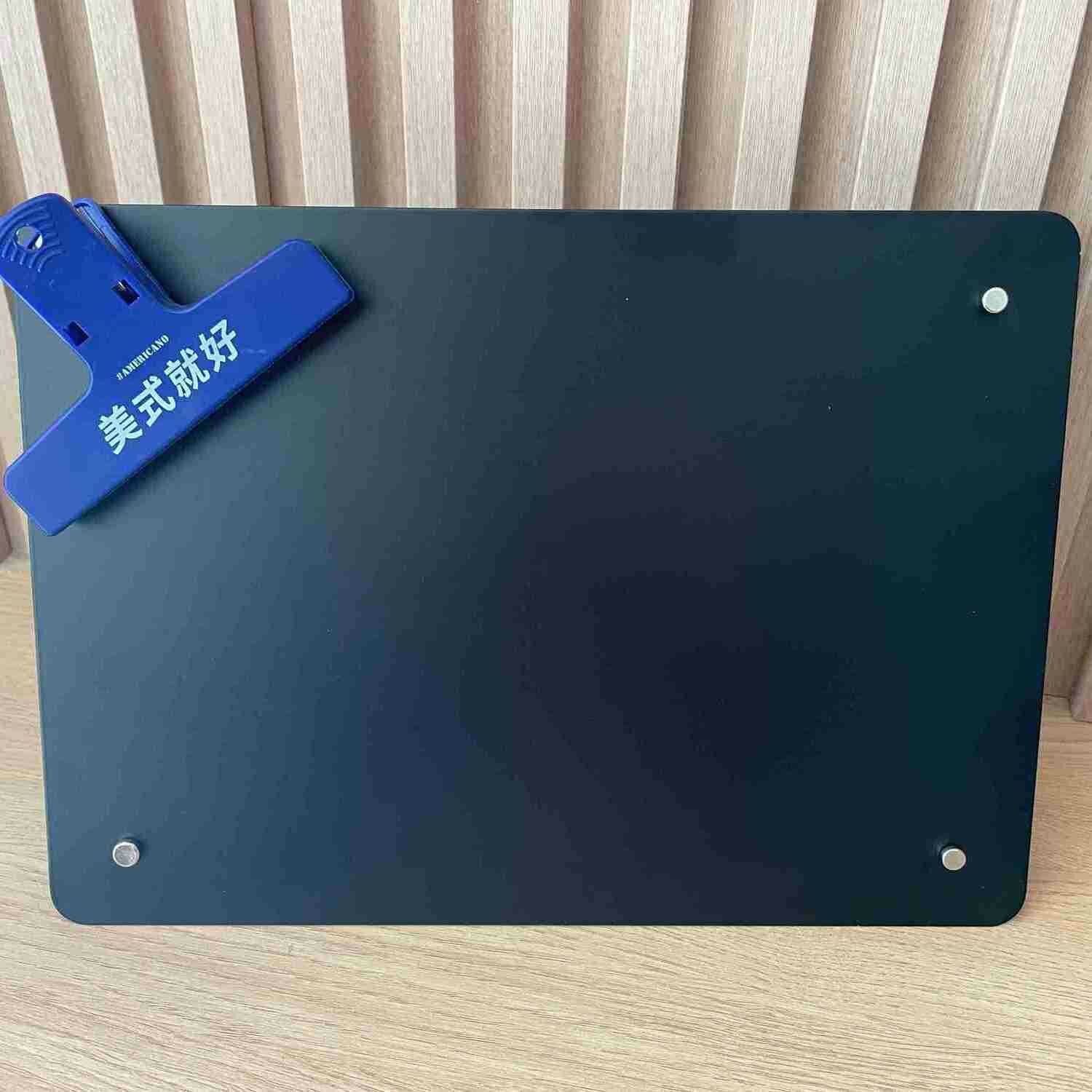 Настольная магнитная доска для сообщений, черная доска, доска для заметок, металлическая доска, креативный магнит для хлеба, доска для напоминаний в офисе