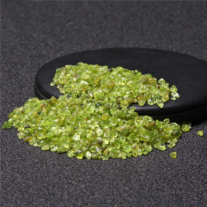 Кварцевый гравий RISYF 1 кг для аквариума 5 Olivine