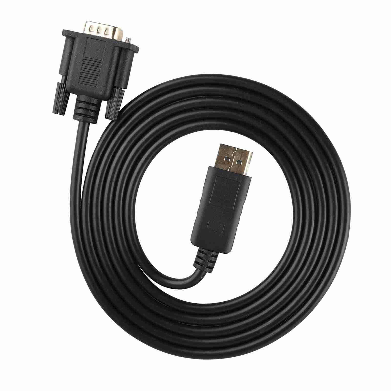 Адаптер DisplayPort к VGA 1.8м для 1080p HDMI/монитора с золотыми контактами (не совместим с Thunderbolt 3 USB-C)