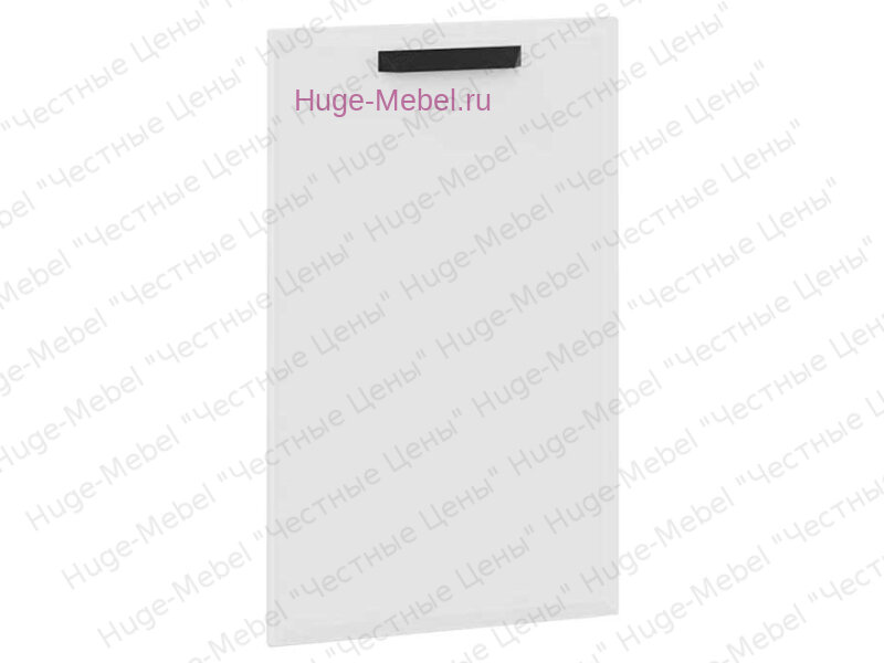 Кухонный фасад Ф-10 белый суперматовый (Призма) Huge Mebel . Ширина 296 Высота 712. Кухонные фасады