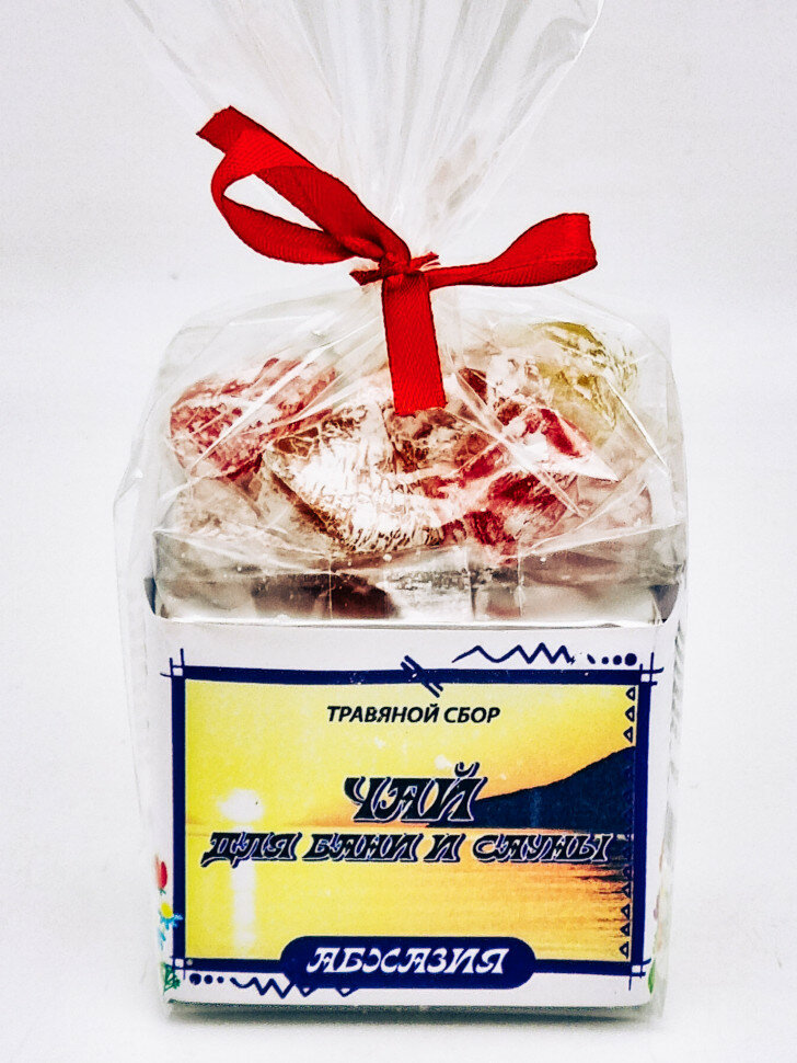 Краснополянский чай "для бани и сауны" 40гр +лукум 50гр Абхазия