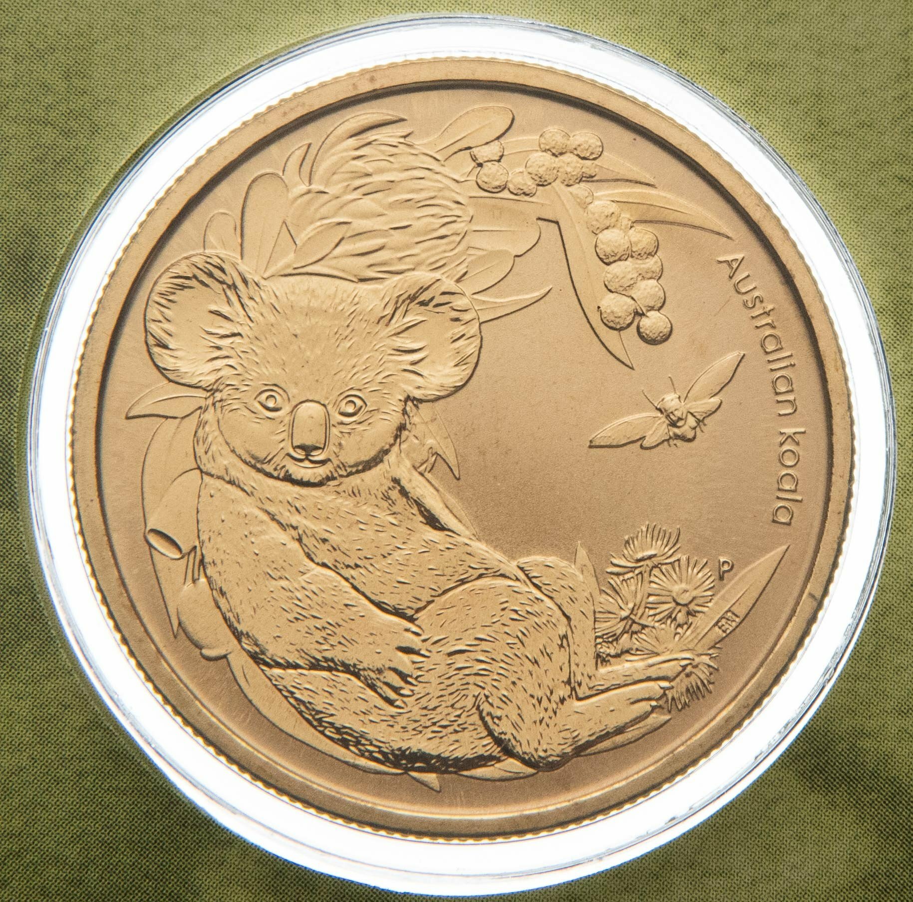 Австралия 1 доллар 2011 "Коала", Алюминиевая бронза, в сохранности UNC