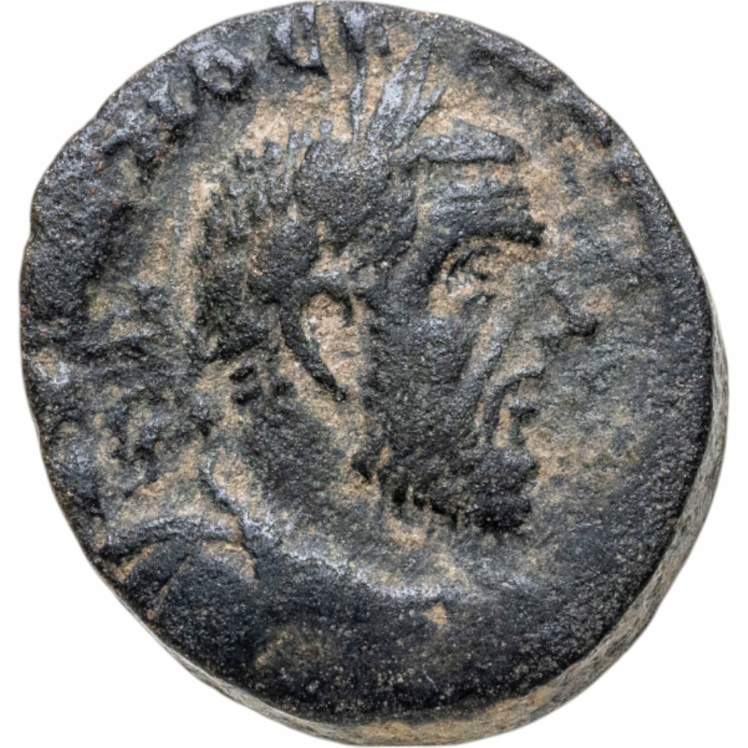 Римская империя, провинция Сирия, Макрин, 217-218 годы, Ассарий АЕ18 , Бронза, в сохранности VF