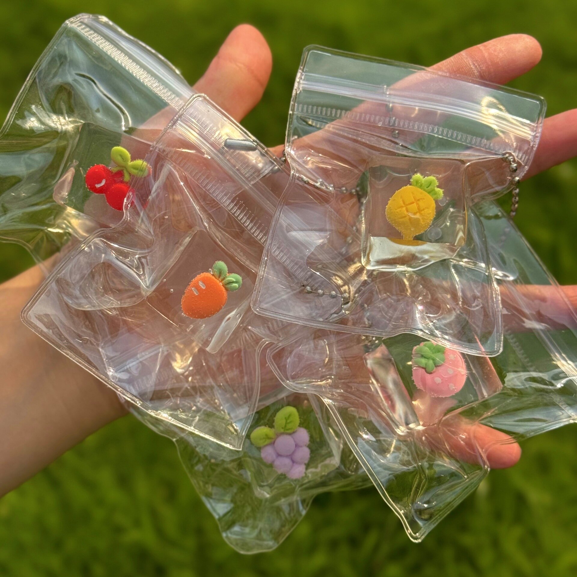 Маленькая игрушка для снятия стресса в виде носа, подвесная сумка, слайм, имитация еды, симуляция, слепой бокс, мини-подвеска для снятия стресса