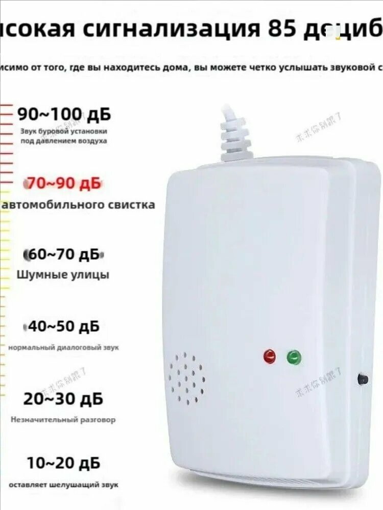 Датчик газа электронный для обнаружения утечек метана и пропана, 220 — фото 1