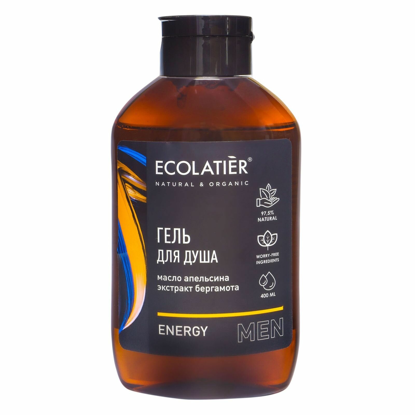 Гель для душа Ecolatier мужской, Energy, 400 мл