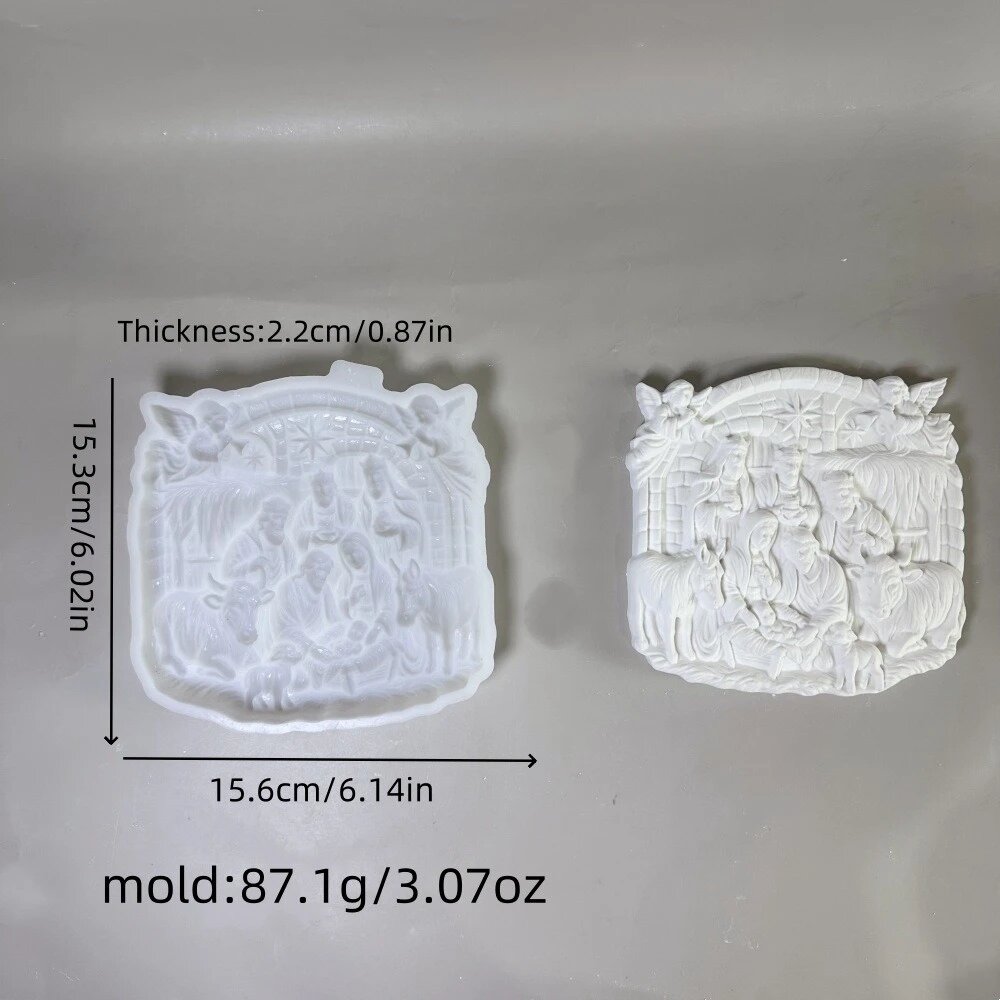 Силиконовые формы для отливки "Рождение Иисуса"