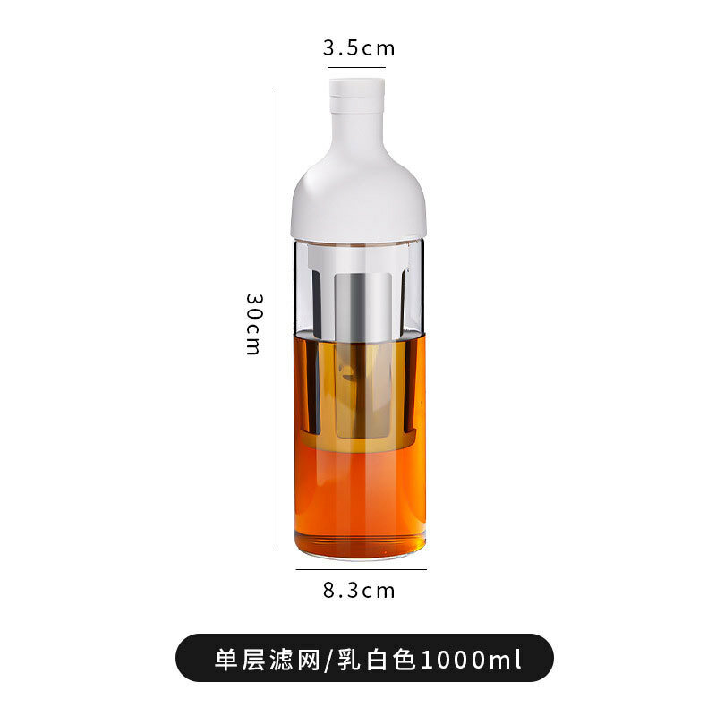 ⭐Кофейник для холодного заваривания, термостойкий стеклянный чайник для домашнего использования, кофейник для холодного заваривания, чайник для фруктового чая, бутылка для холодного заваривания, кофеварка для холодного кофе⭐