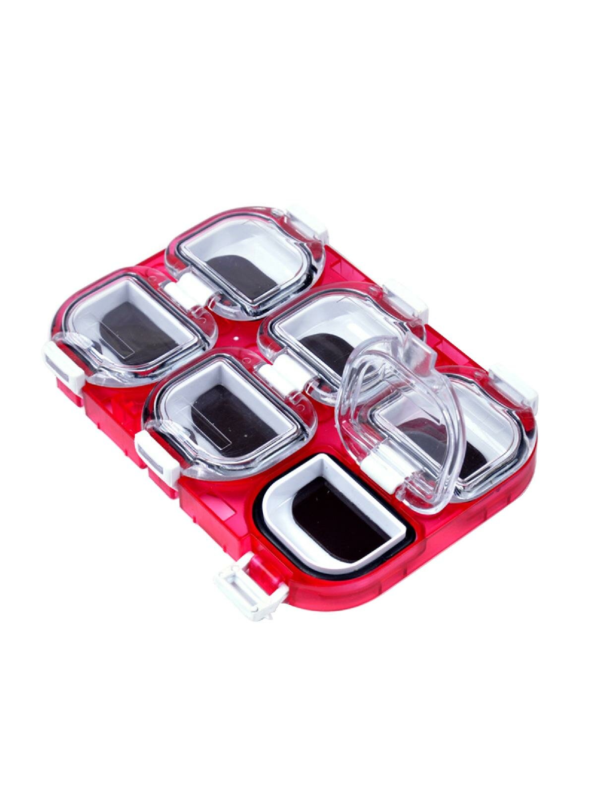 Коробка для мини-рыболовных крючков с 6 сетками